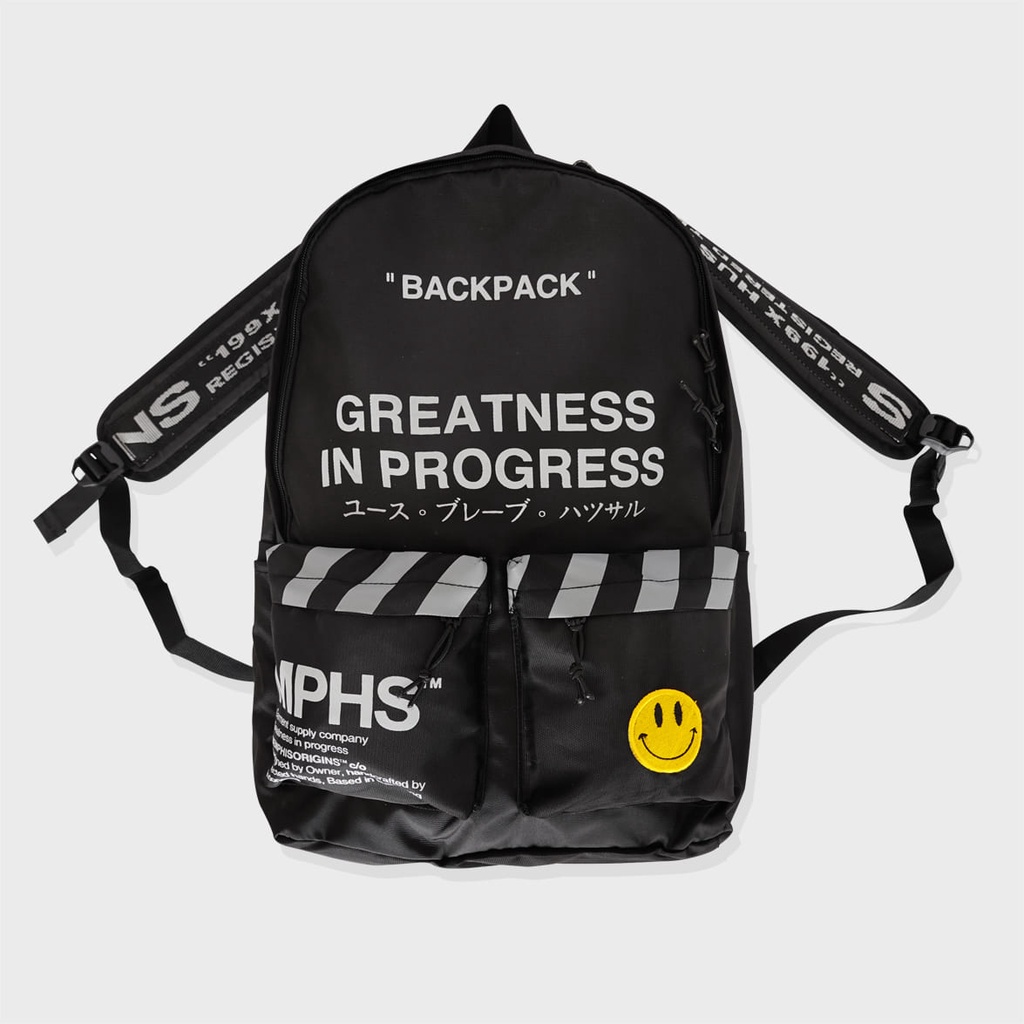 Jual BACKPACK - SMILEY [LIMITED EDITION] | Shopee Indonesia