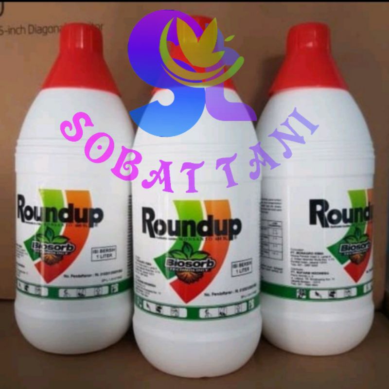 Jual HERBISIDA ROUNDUP PEMBASMI RUMPUT DAN GULMA KEMASAN 1 LITER ...