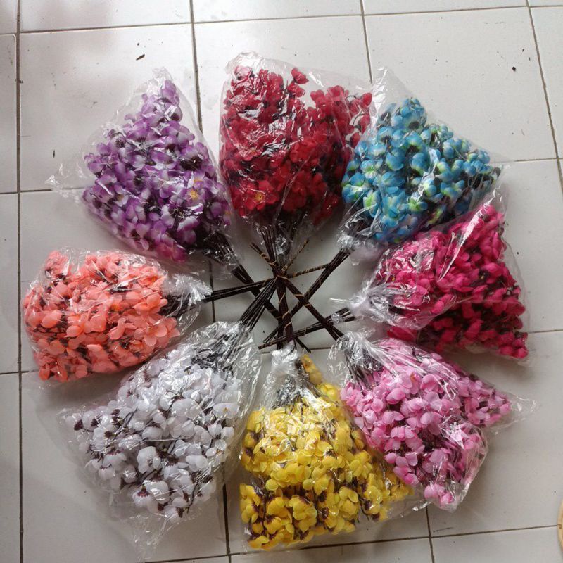 Jual BUNGA PALSU HIAS SAKURA IMPORT ARTIFICIAL PER LUSIN // SAKURA IMPORT PLASTIK KAIN // SAKURA ...