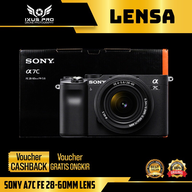 Jual Sony Alpha A7C Kit 28-60mm / Kamera Mirrorless Sony A7C Kit FE 28-60mm | Shopee Indonesia
