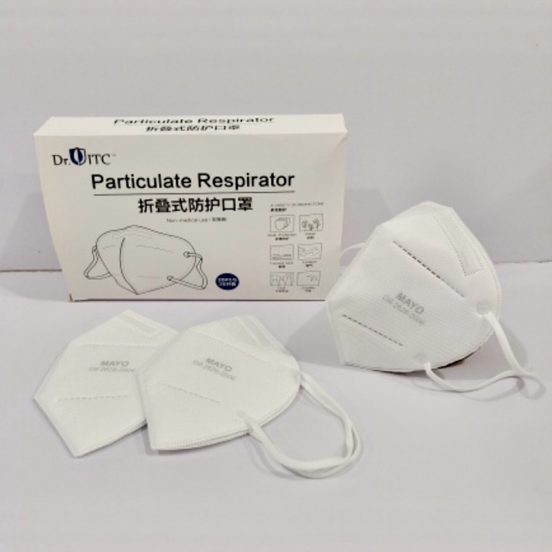 Jual DR ITC N95 PARTICULATE RESPIRATOR MASK ISI 20 PCS PER BOX 10 PCS ...