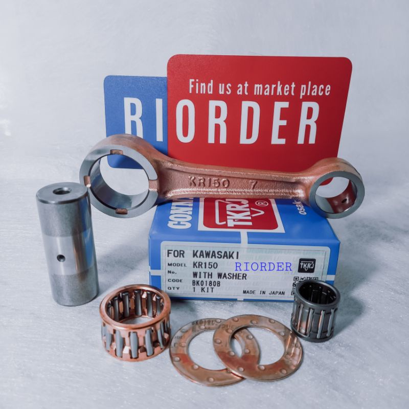 Jual Stang seher Kawasaki Ninja Pin 15 KIPS conrod TKRJ connecting rod ...