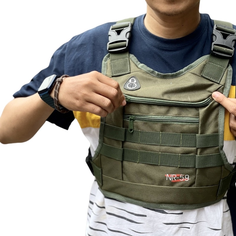 Jual TAS ROMPI PRIA ORIGINAL NR-59 GREEN ARMY / TAS DADA TACTICAL PRIA ...