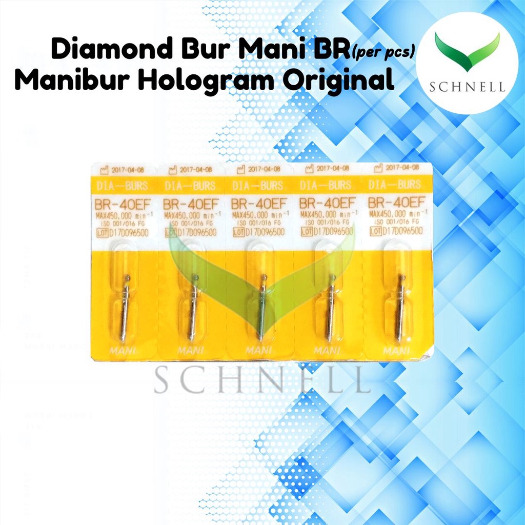Jual Diamond Bur Mani BR / Manibur Hologram Original | Shopee Indonesia