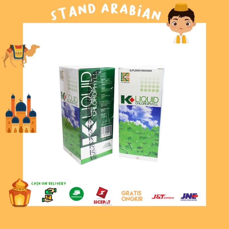 Jual Klink Liquid chlorophyll 500ml klorofil cairan hijau asli original ...
