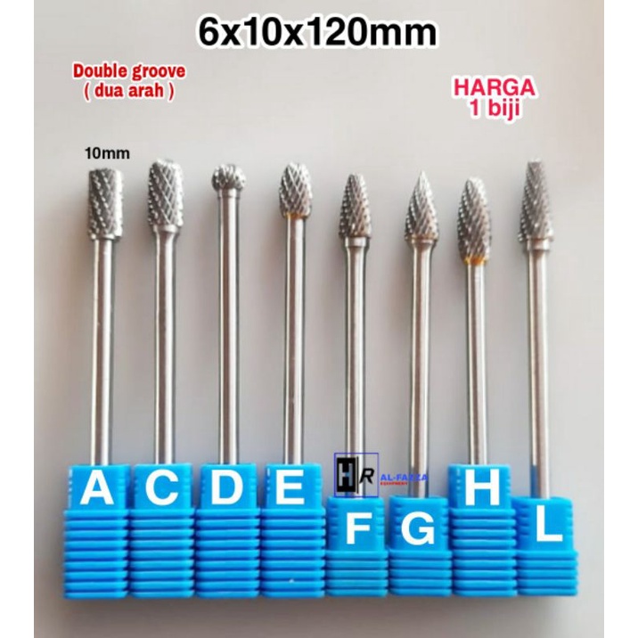 Jual 1 biji mata bor tuner 6x10x120mm tungsten carbide | Shopee Indonesia