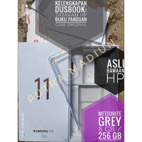 Jual kotak dus dosbook dusbook xiaomi 11t mi11t asli bawaan HP original ...