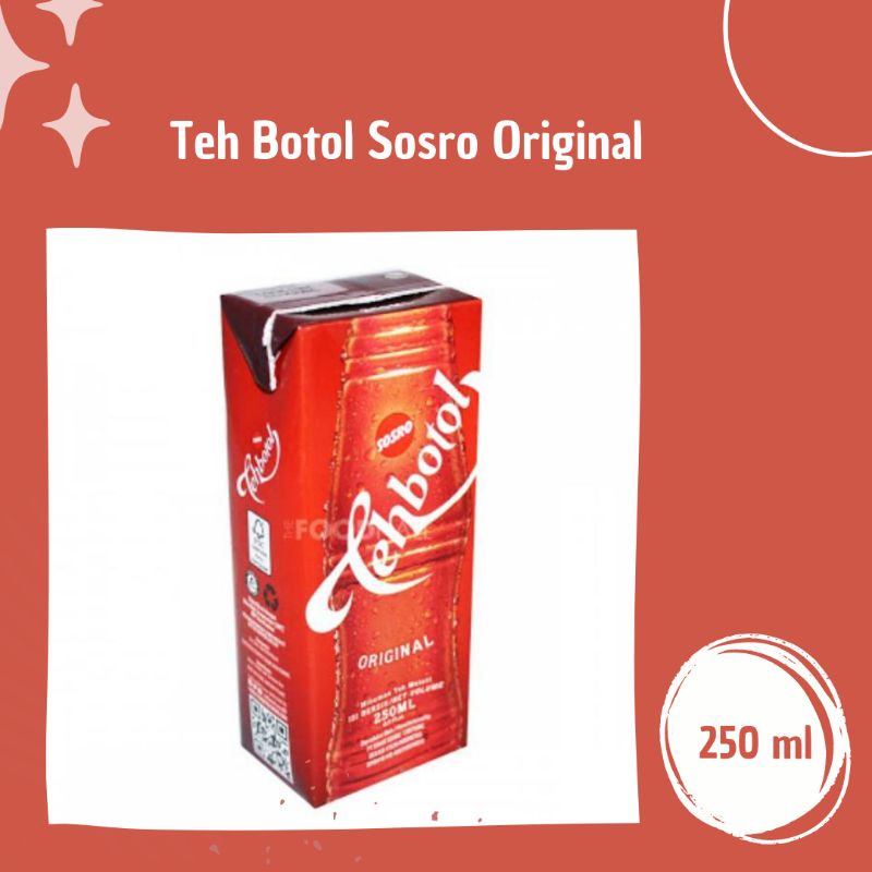 Jual Teh Botol Sosro ukuran 250 mL | Shopee Indonesia