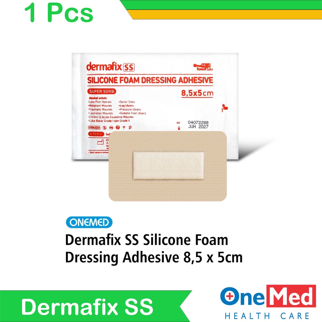 Jual Alkes Pasar Pramuka Dermafix Silicone Foam Super Sorb Dressing ...