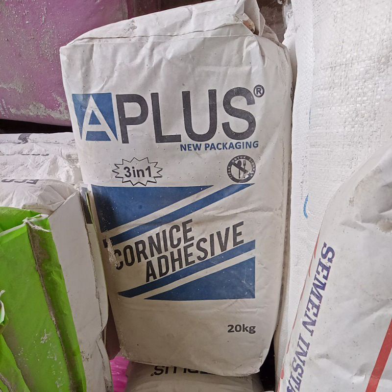 Jual semen kompon A plus 1 kg|| A plus cornice adhesive 1 kg || ecer 1 kg | Shopee Indonesia