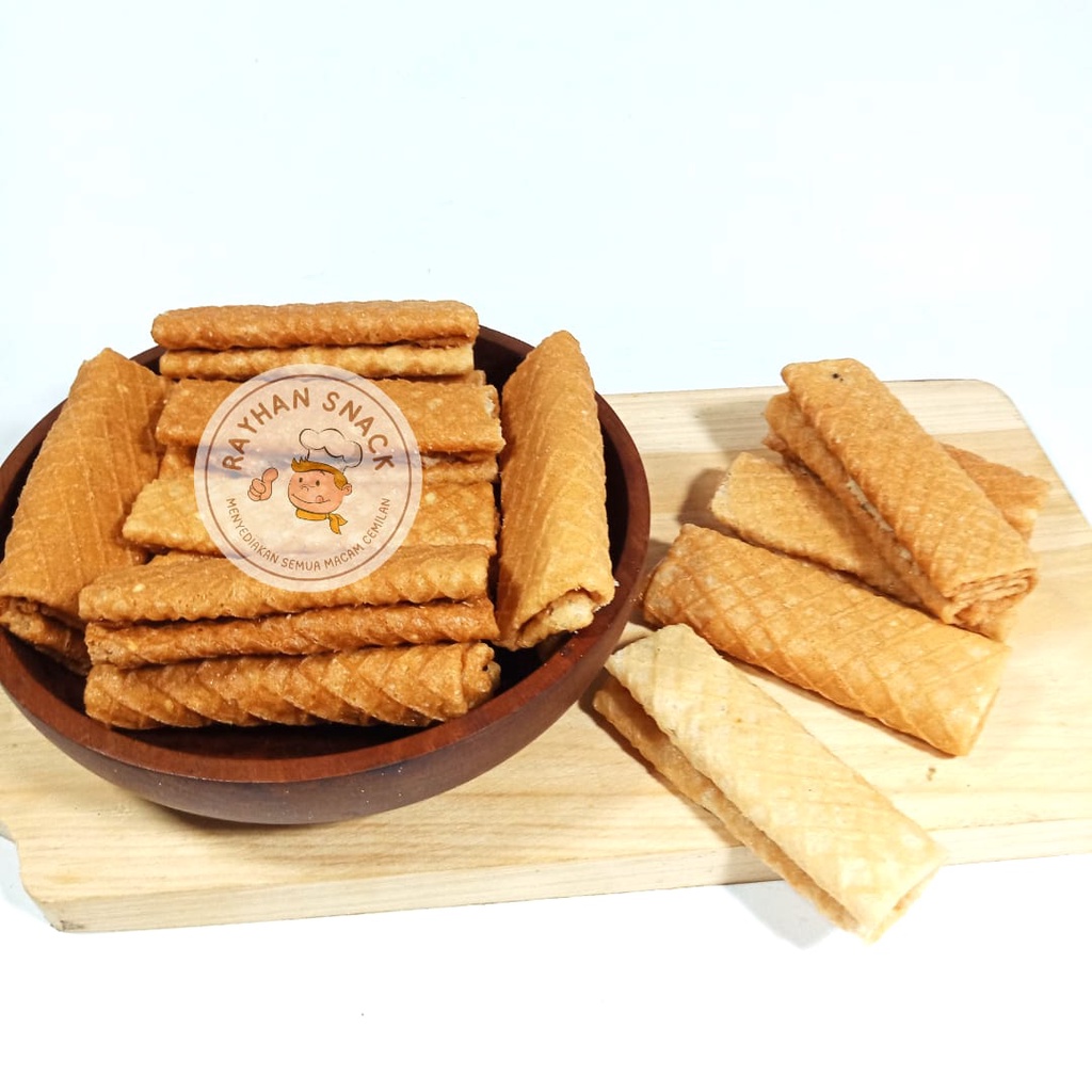 Jual Kue Semprong Lipat 160gr Cemilan Jadul Semprong Dompet Rasa Pisang ...