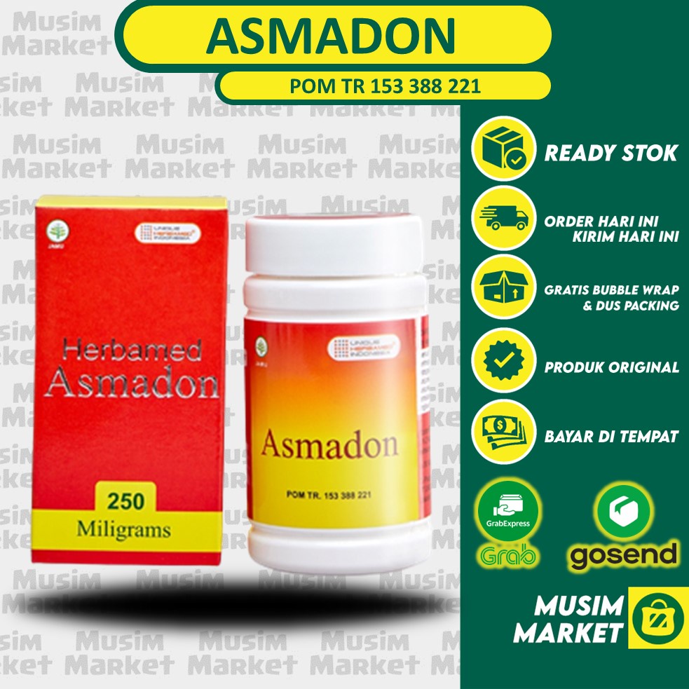 Jual ASMADON Herbamed Membantu Melegakan Tenggorokan Penderita Asma isi ...