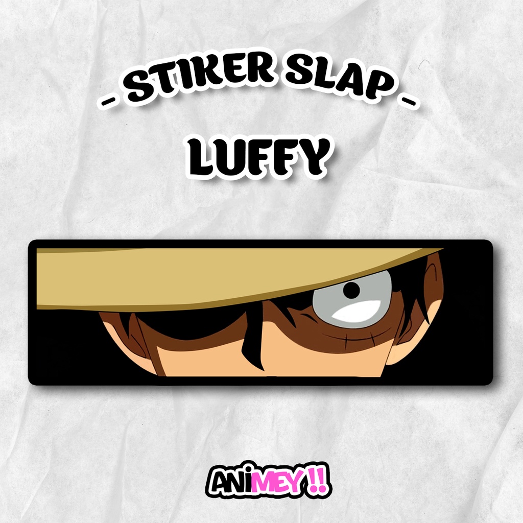 Jual Stiker Slap Luffy One Piece / Sticker Slap / Sticker Anime ...