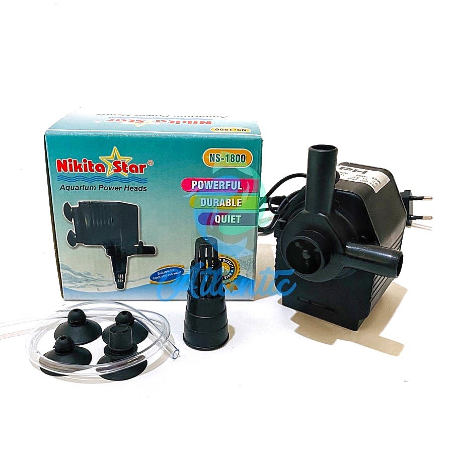 Jual NIKITA STAR NS 1800 Pompa Celup Aquarium Kolam Hidroponik Aquascape | Shopee Indonesia
