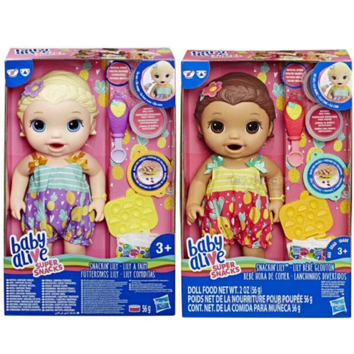 Jual Educate Baby Alive Super Snack Snackin Lily | Shopee Indonesia