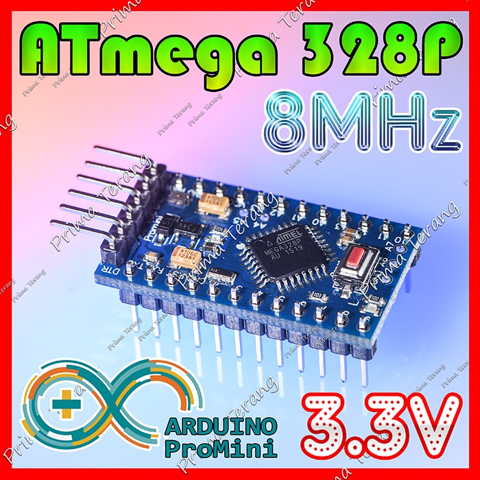 Jual Arduino 3,3V Pro Mini 3.3V 8 MHz ATmega 328 ProMini 328P 3.3 V ...
