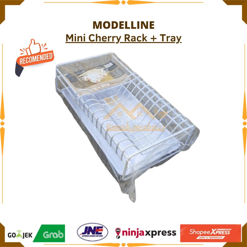 Jual Modelline Rak Piring Gelas Susun 3 + Nampan Anti Karat Rak Piring ...