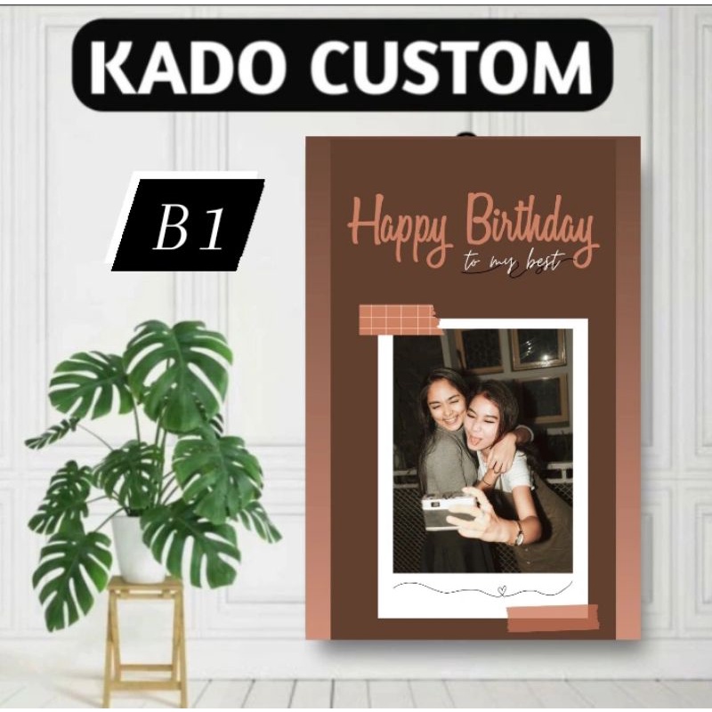 Jual Cetak poto custom walldecor bingkai kayu/papan mdf/hiasan dinding ...