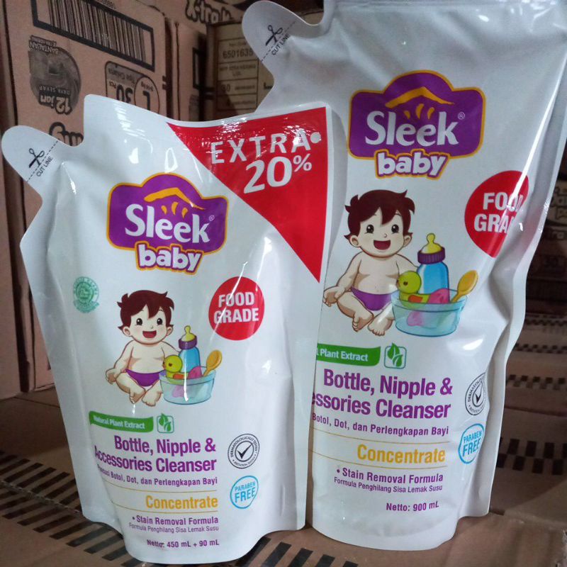 Jual SLEEK PENCUCI BOTOL 450ML/900ML | Shopee Indonesia