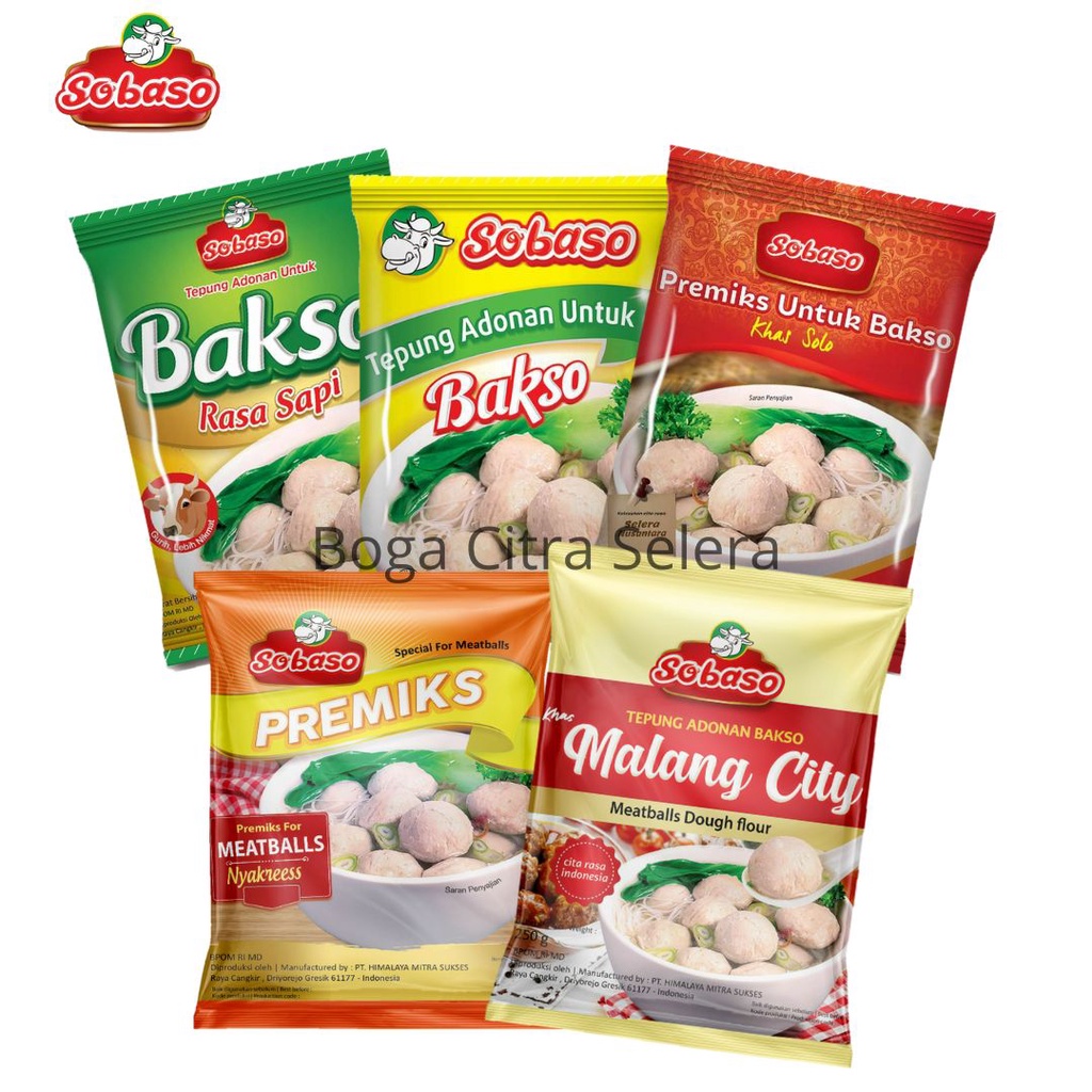 Jual Tepung Bakso Premiks Sobaso 250g | Shopee Indonesia
