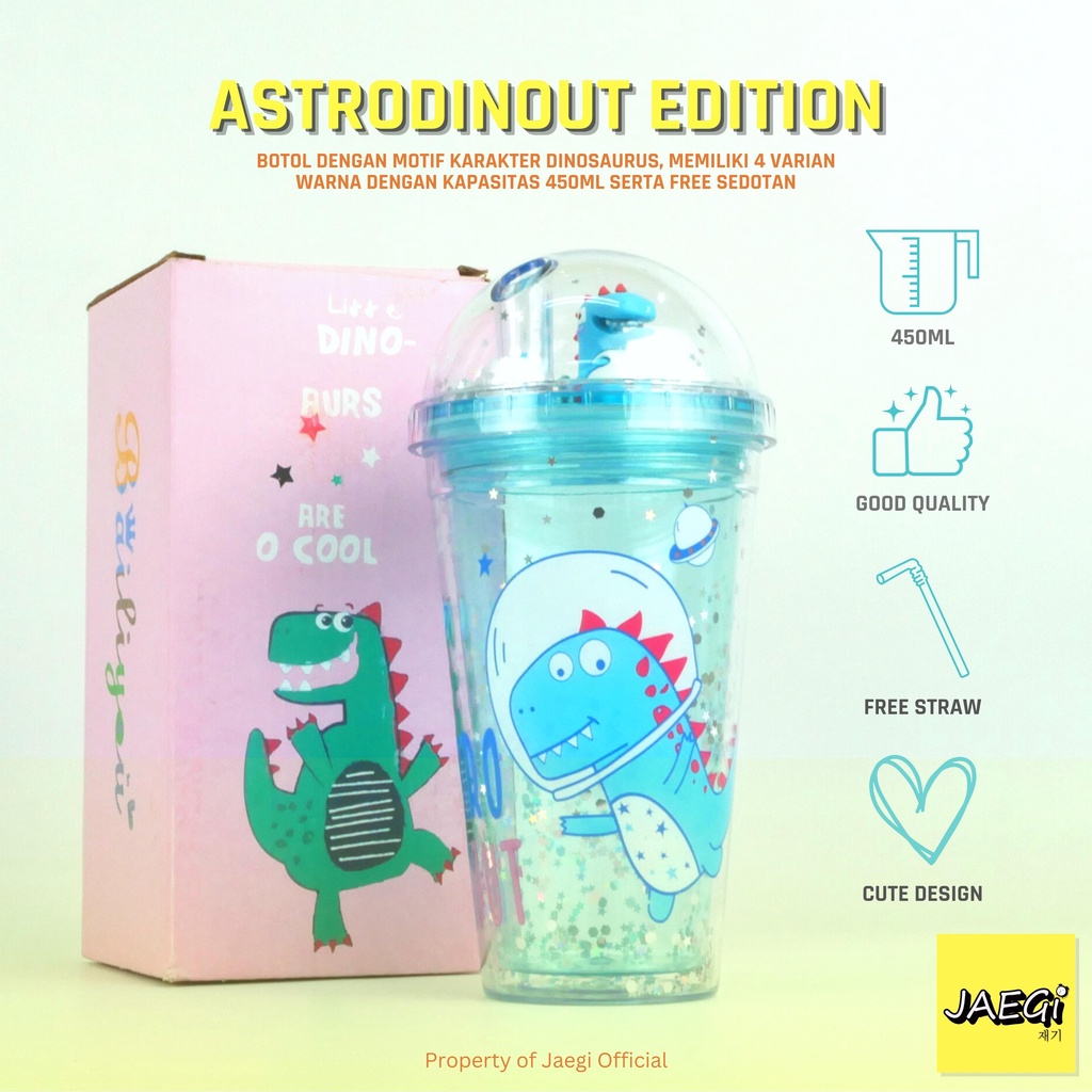 Jual JAEGi - Drinking Bottle / Botol Minum Little Dinosaur Bottle Anak ...