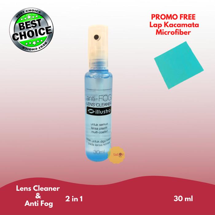 Jual illustro Lens Cleaner + Anti Fog 2 in 1 Pembersih Kaca Mata/Lensa ...