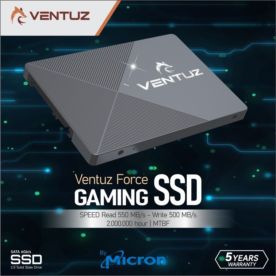 Jual SSD Gaming Sata Ventuz Force 128GB | 256GB Original | Shopee Indonesia