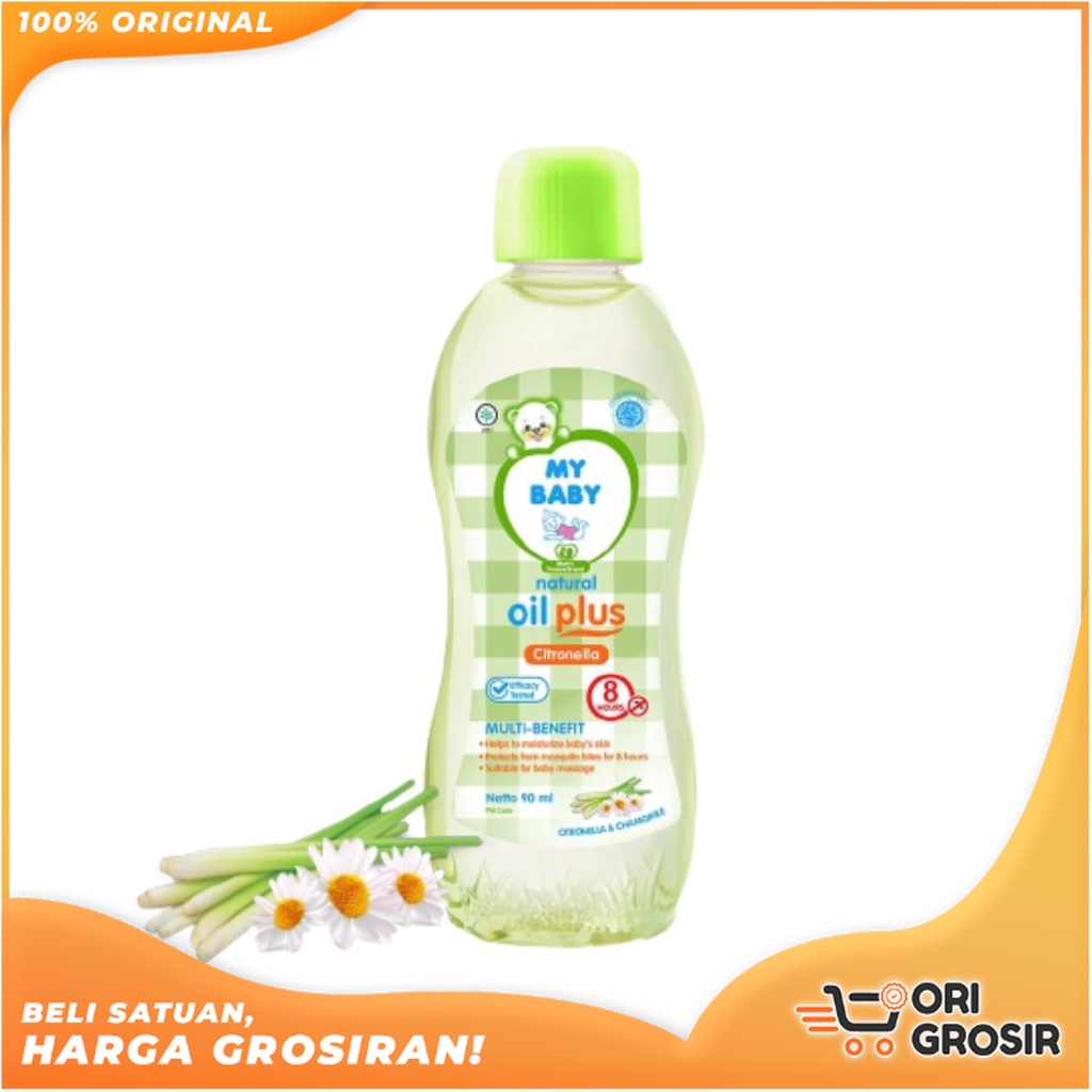 Jual ORI Grosir MY BABY Oil Plus Citronella 90 ml | Shopee Indonesia