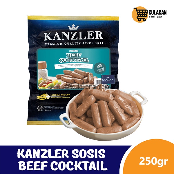 Jual Kanzler Sosis Beef Cocktail 250 Gram | Shopee Indonesia