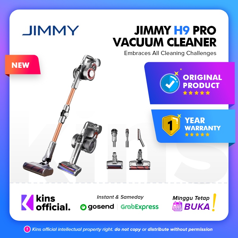 Jual JIMMY H9 Pro Cordless Vacuum Cleaner Handheld Penyedot Debu ...