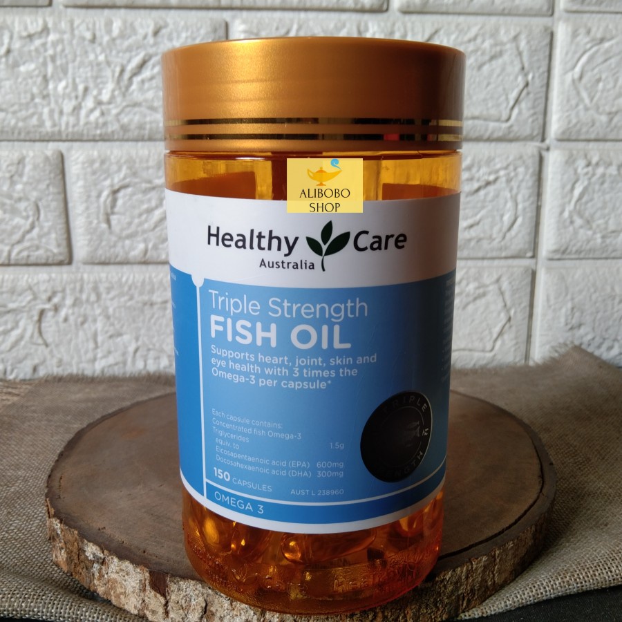 Jual HEALTHY CARE TRIPLE STRENGTH FISH OIL 150 CAPSULES | Shopee Indonesia