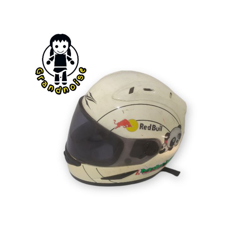 Jual Helmet Full Face Yamaha Fiat White eks Jupiter Z | Shopee Indonesia