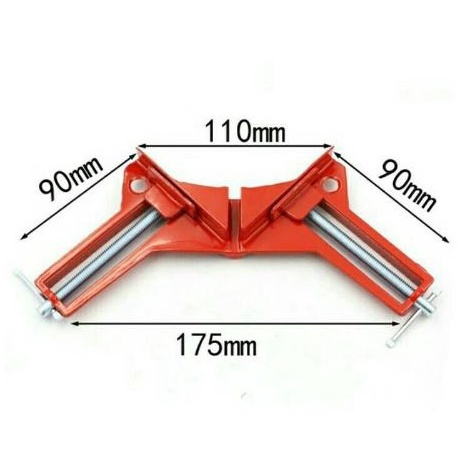 Jual SIKU CLAMP/KLEM SIKU penjepit sudut 90 derajat frame kayu /kaca ...