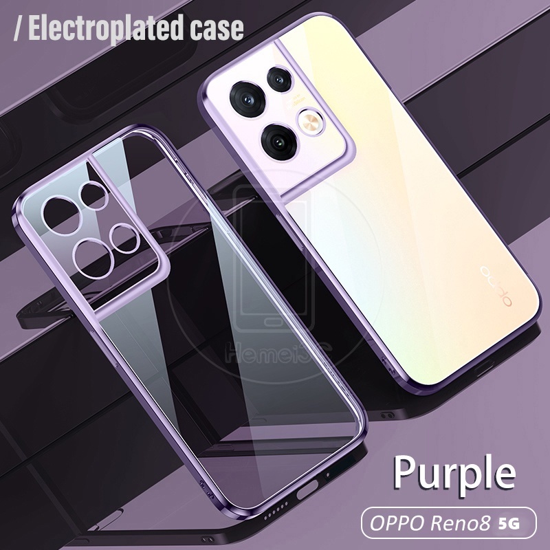 Jual CASE OPPO RENO 8 5G / 8 PRO 5G SOFT CASE PLATING BENING PREMIUM ...