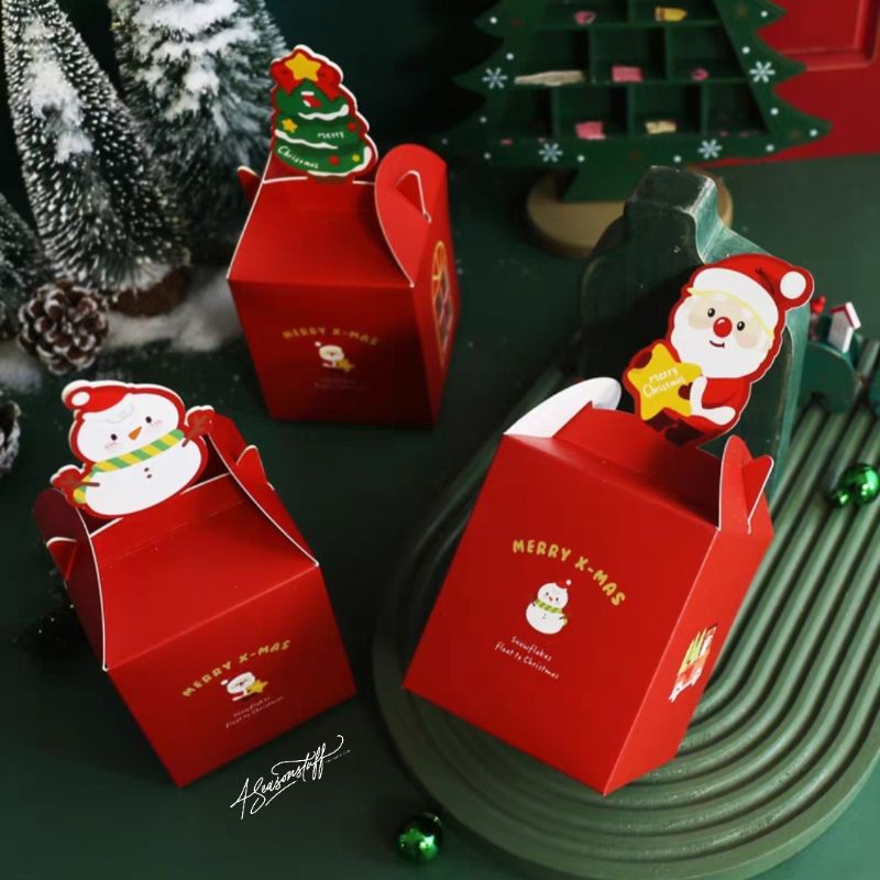 Jual XMB Christmas Box Packaging Dus Kemasan Kue Permen Cookies | Box ...