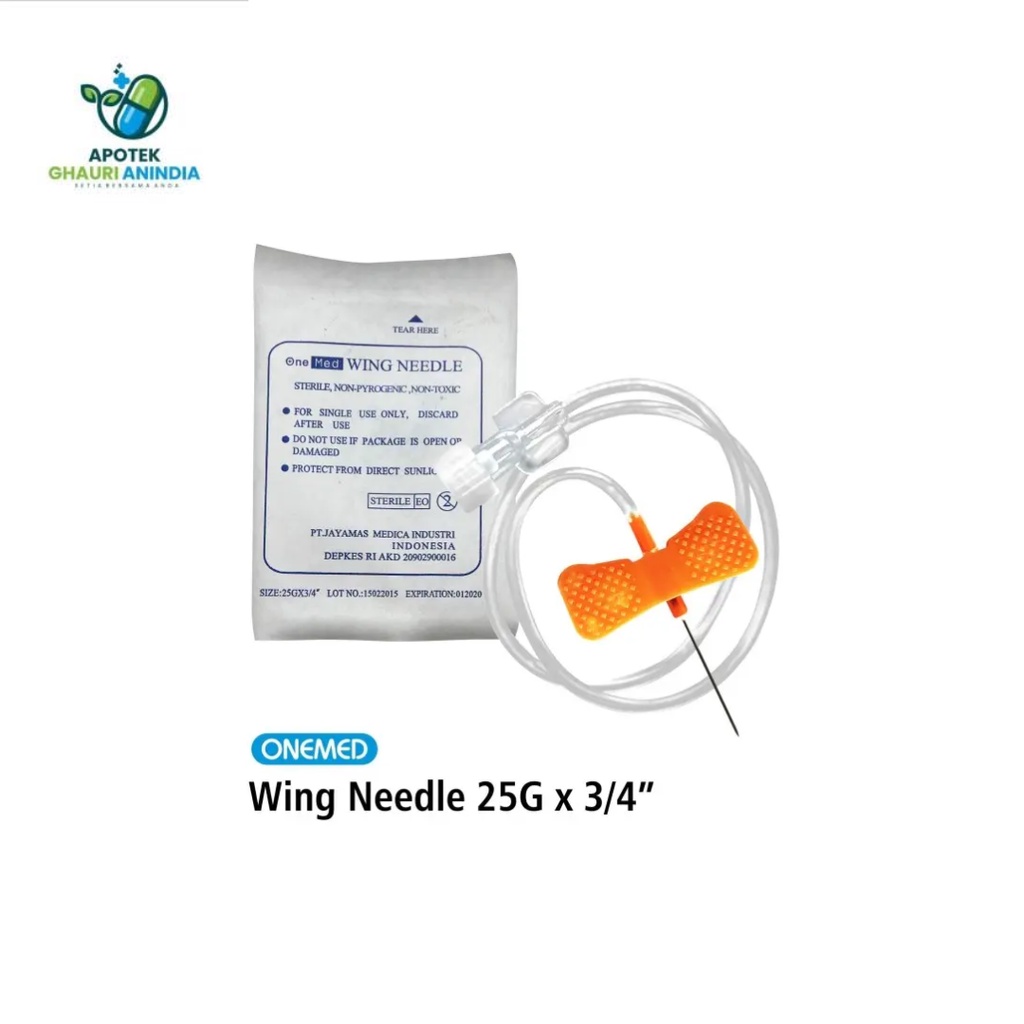 Jual Wing Needle 25G Onemed | Shopee Indonesia