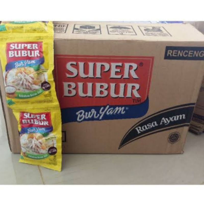 Jual Super Bubur Buryam 1 Kardus Isi 120Pcs x 22gram | Shopee Indonesia