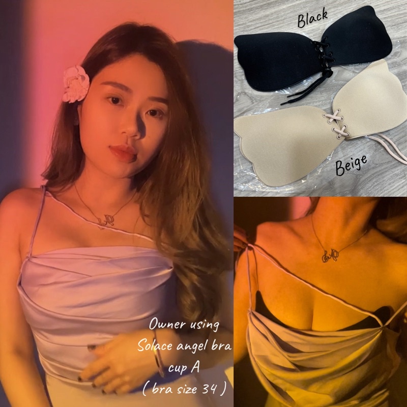 Jual Solace angel bra ( bra tempel SEAMLESS, PUSH UP khusus kulit, BIO ...