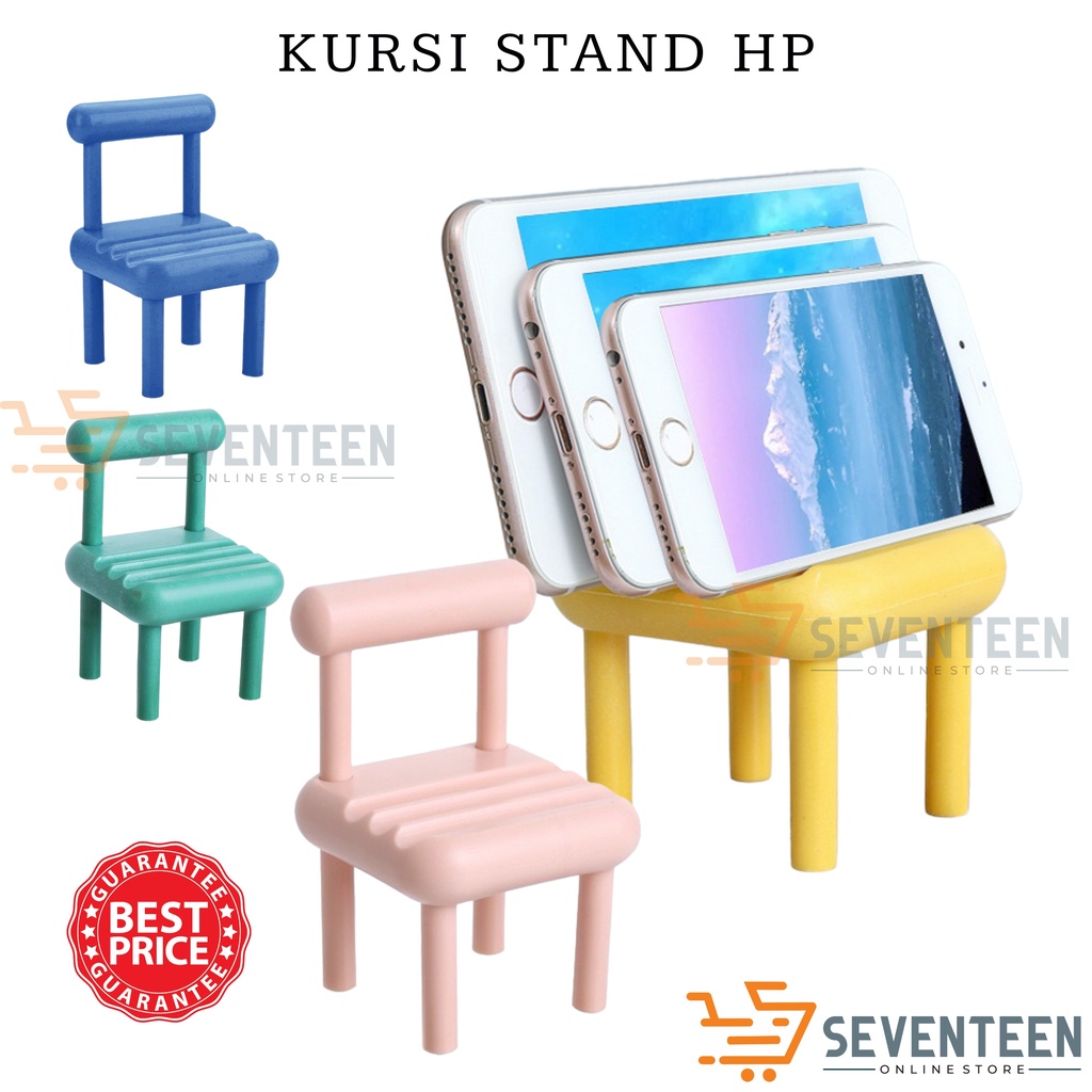 Jual SEVENTEEN KURSI MINI STAND HP 3D UNIVERSAL BANGKU HANDPHONE 3D ...