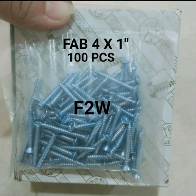 Jual 100PCS FAB 4X1" SEKRUP TAPPING FH(+) KEPALA RATA #4X1" 25MM | Shopee Indonesia
