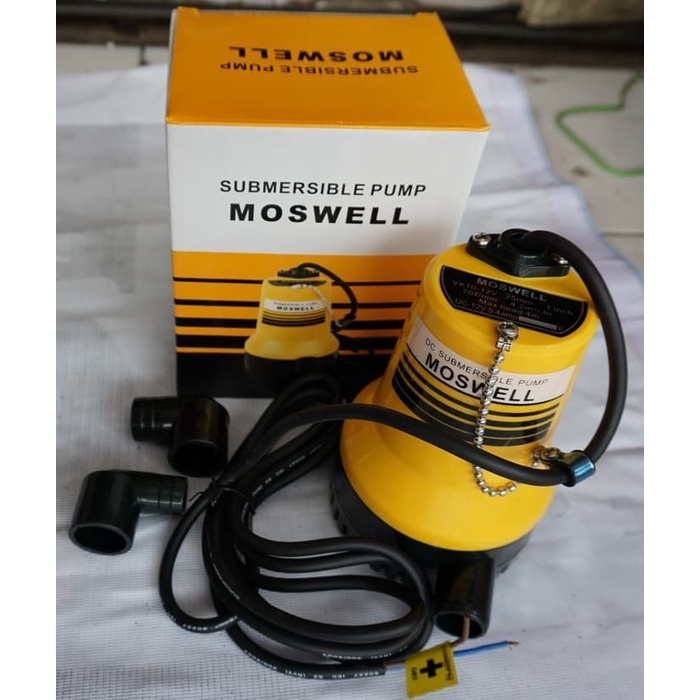 Jual PAKAI AKI MOSWELL KUNING DC 12 VOLT - POMPA CELUP AIR KAPAL ...