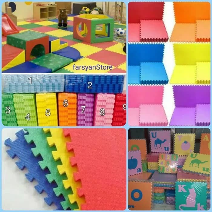 Jual Puzzles Alas Lantai Puzzle Ecomat Matras Tikar Karpet Polos ...
