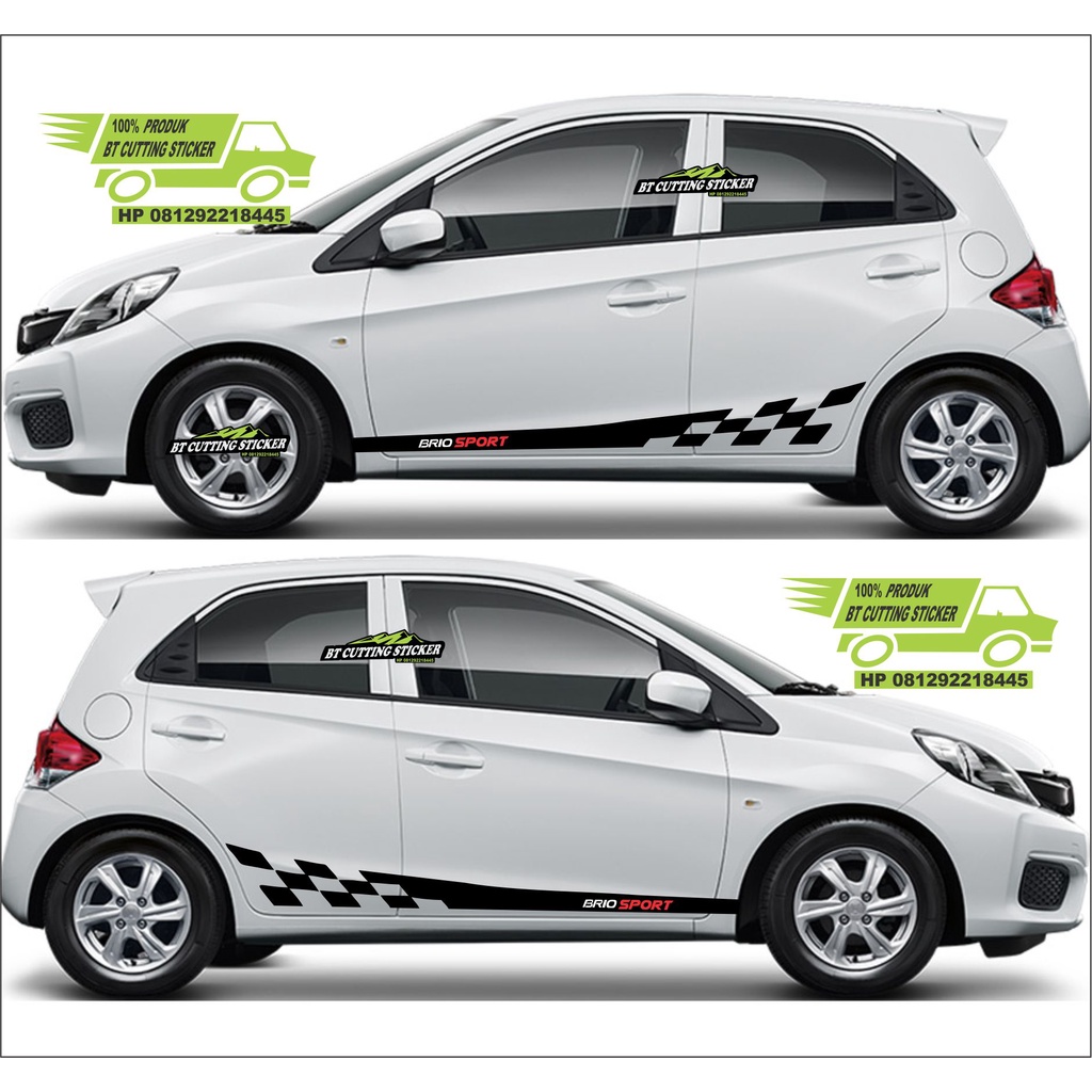 Jual sticker mobil brio rs 2017 sticker honda brio rs 2017 sticker ...