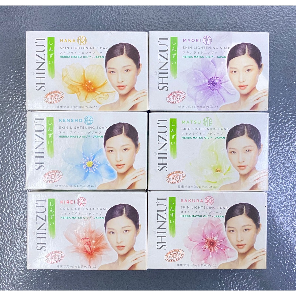 Jual Sabun Shinzui skin lightening soap bar 80 gr sabun batang shinzui ...