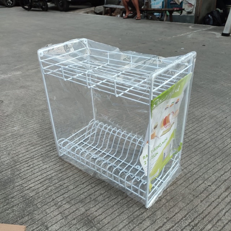 Jual MODELLINE - Rak Piring Gelas Susun 1 2 3 + Tempat Sendok / Rak ...