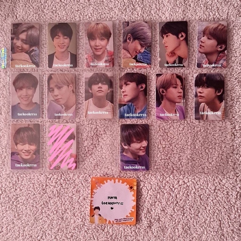 Jual BTS Samsung Photocard 2020 (Samsung S20 BTS Photocard) (Samsung Earbuds and Phone Photocard ...