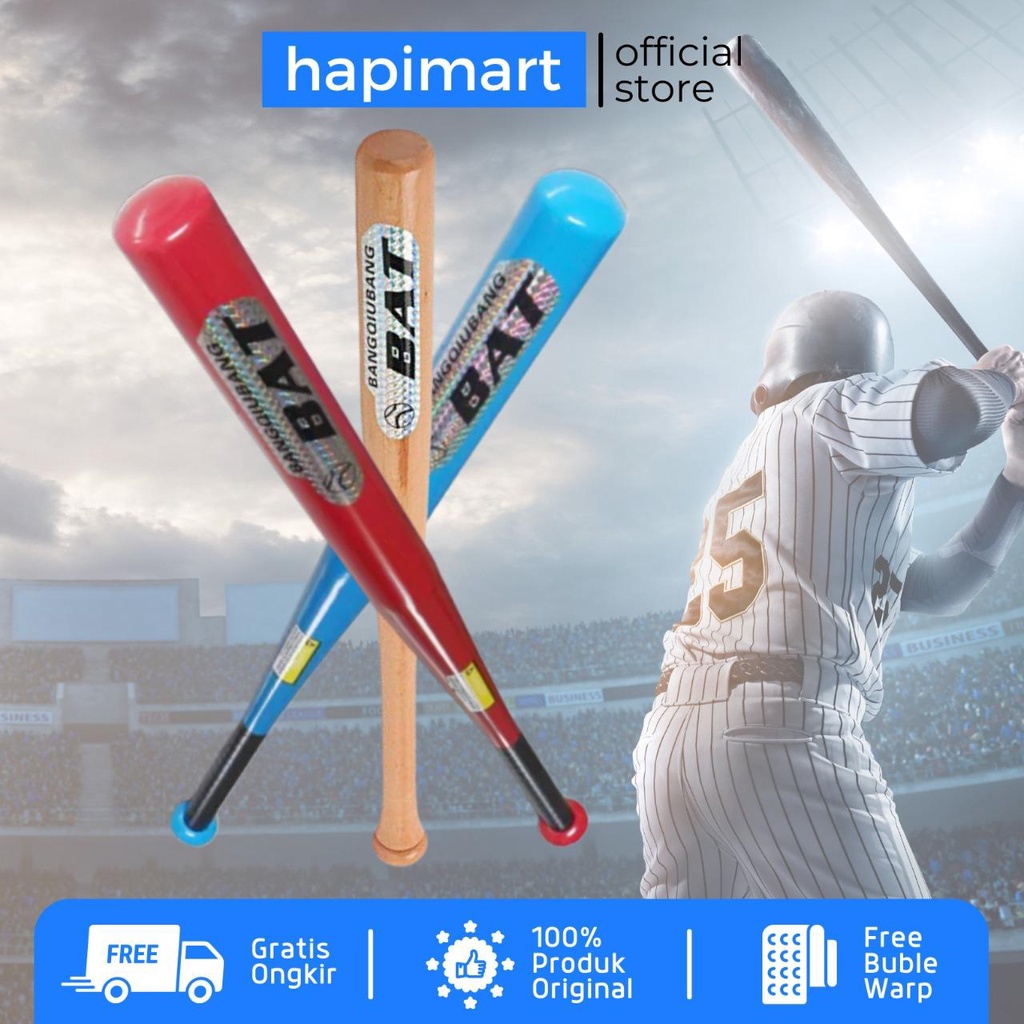 Jual Tongkat Baseball Stick Bat Alat Pemukul Bola Kasti Kayu Alumunium Kuat | Shopee Indonesia