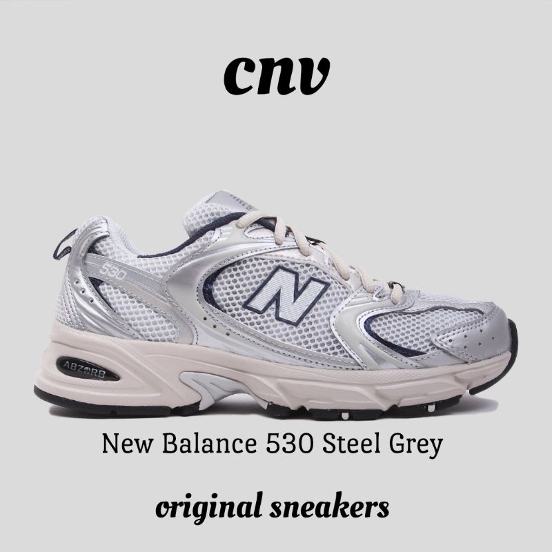 Jual New Balance 530 Steel Grey 100% Original Resmi | Shopee Indonesia