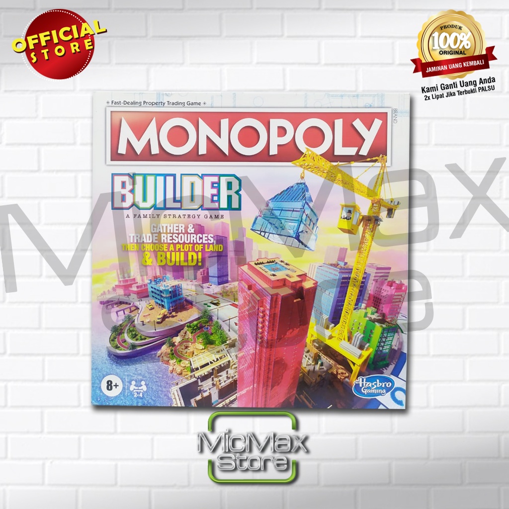 Jual Monopoly Builder Board Game Monopoli Tower Building GSSFF1696 ...