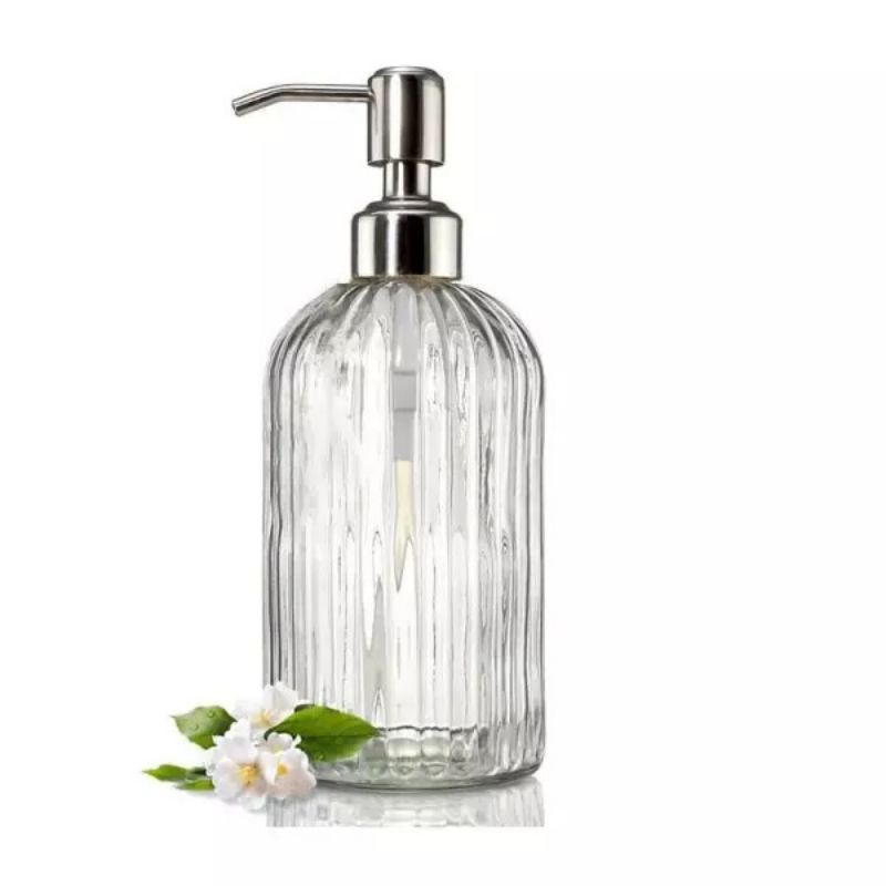 Jual Botol Sabun Kaca 450 mL | Dispenser Sabun Sampo Kamar Mandi ...